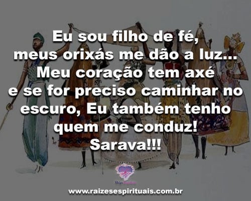 Com A Força Dos Orixás A Fé Nunca Me Abandona